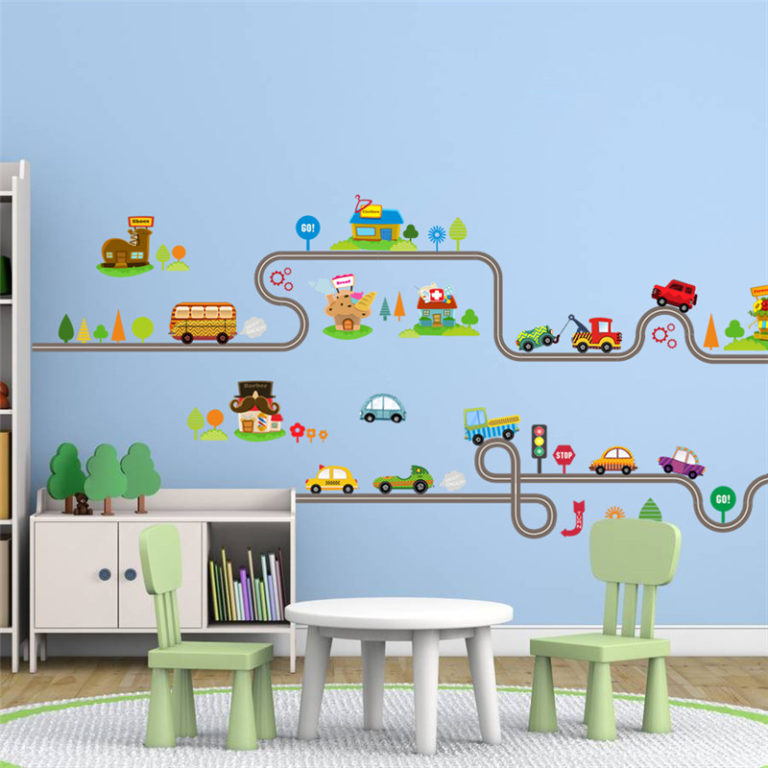 Cartoon Cars Wall Sticker | HomeAdore Shop