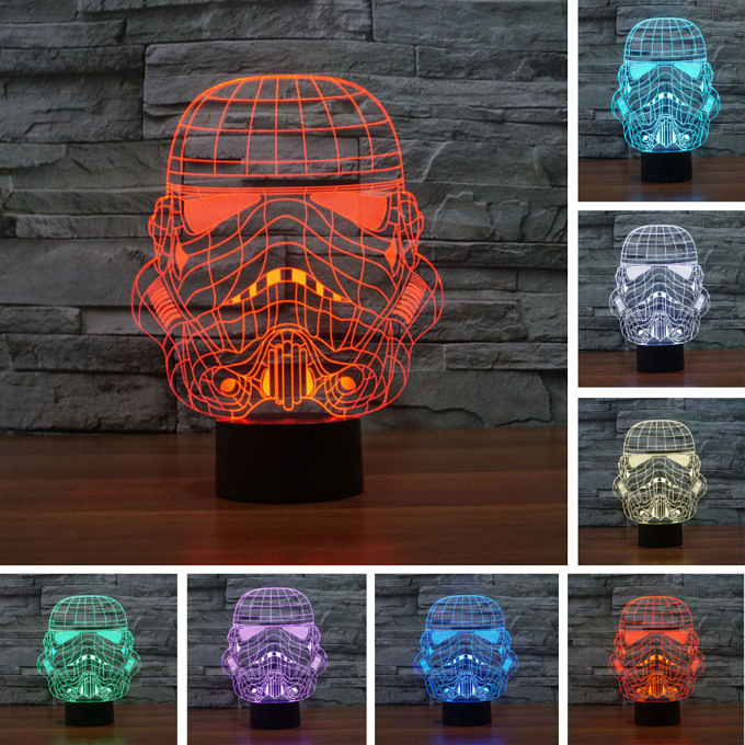 3D Storm Trooper Night Light | HomeAdore Shop